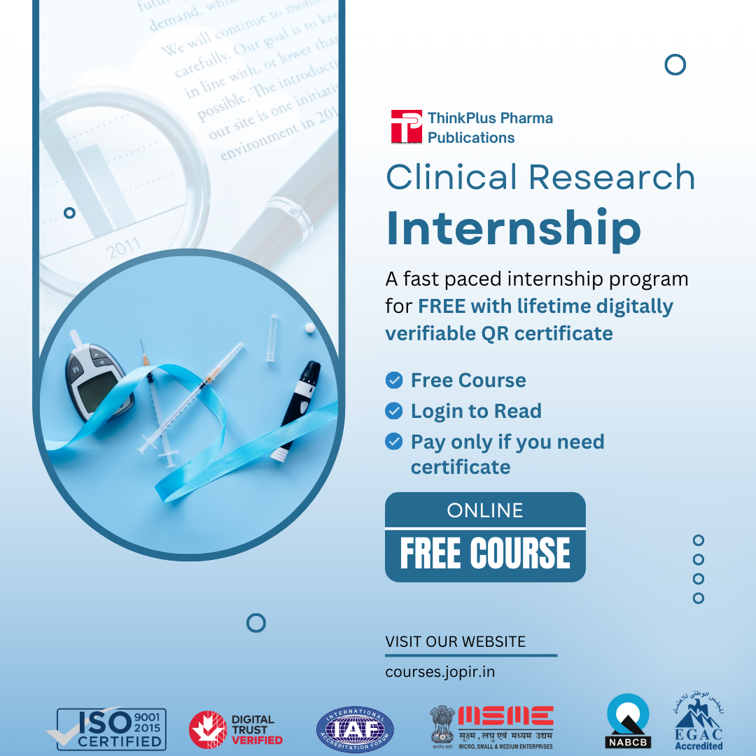 Clinical Research Internship → Clinical Trial Protocol - Certification ...